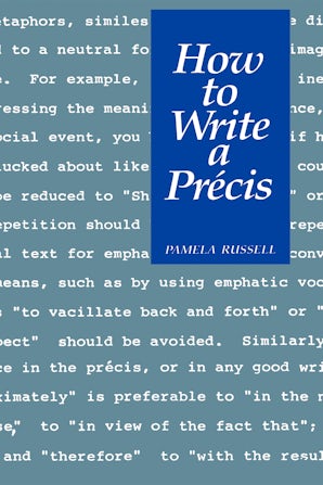 How to Write a Précis – University of Ottawa Press