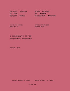 A bibliography of the Athapaskan languages – University of Ottawa Press