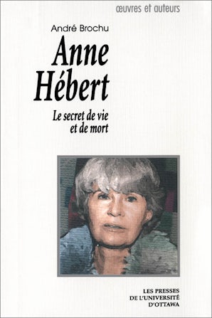 Anne Hébert – University of Ottawa Press