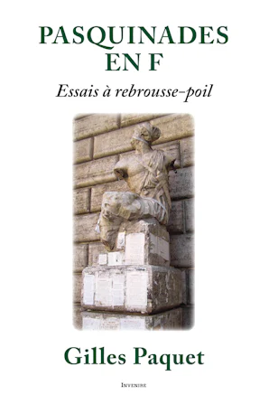 Pasquinade en F – University of Ottawa Press